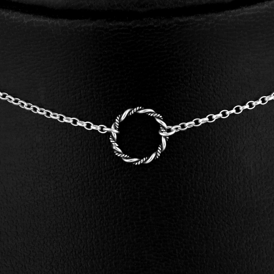 Permanent Day Collars | Sterling Silver Day Collars by Creidhne Studio